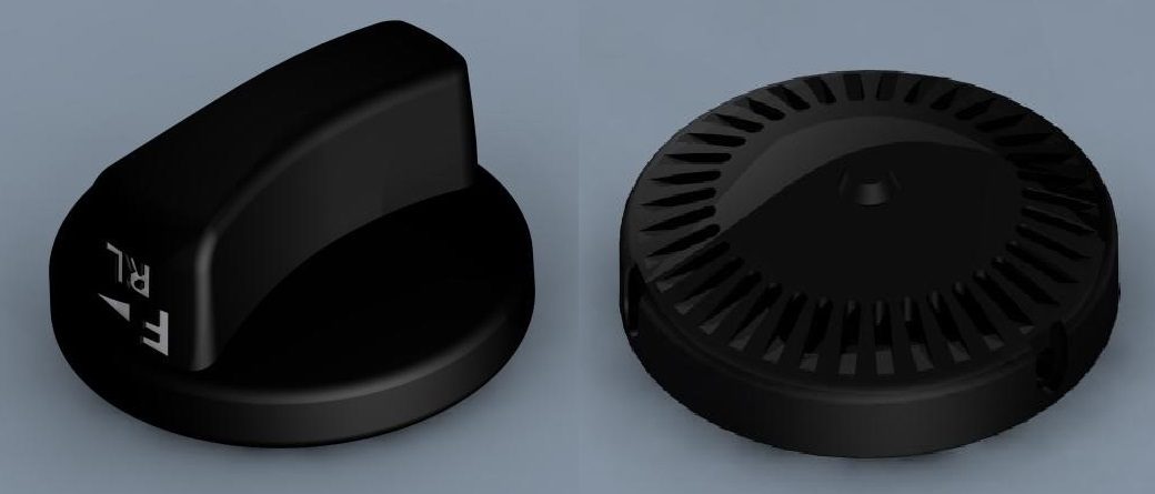 R/L Lock Knob & Base Part Kit - EDC Parts